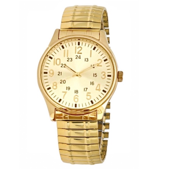 Accessories | New Battery Ready To Wear Gold Minimalist Stretch Watch ...